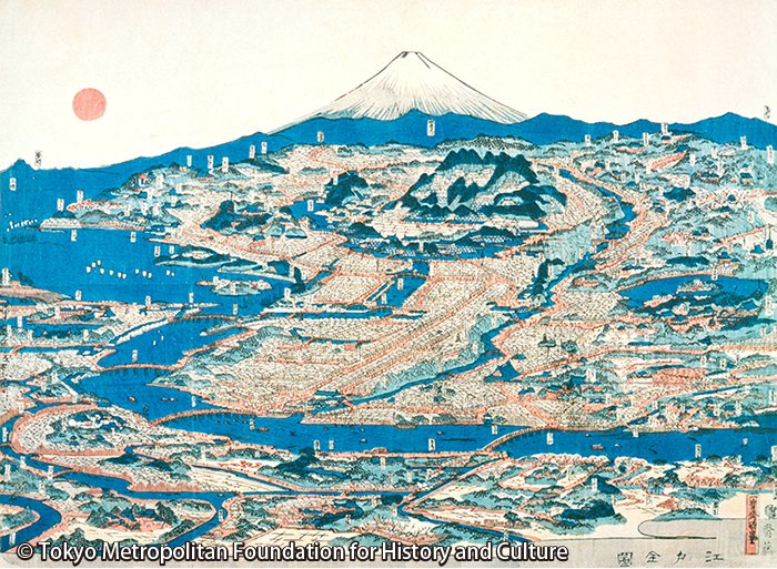 Aeriel View of Edo